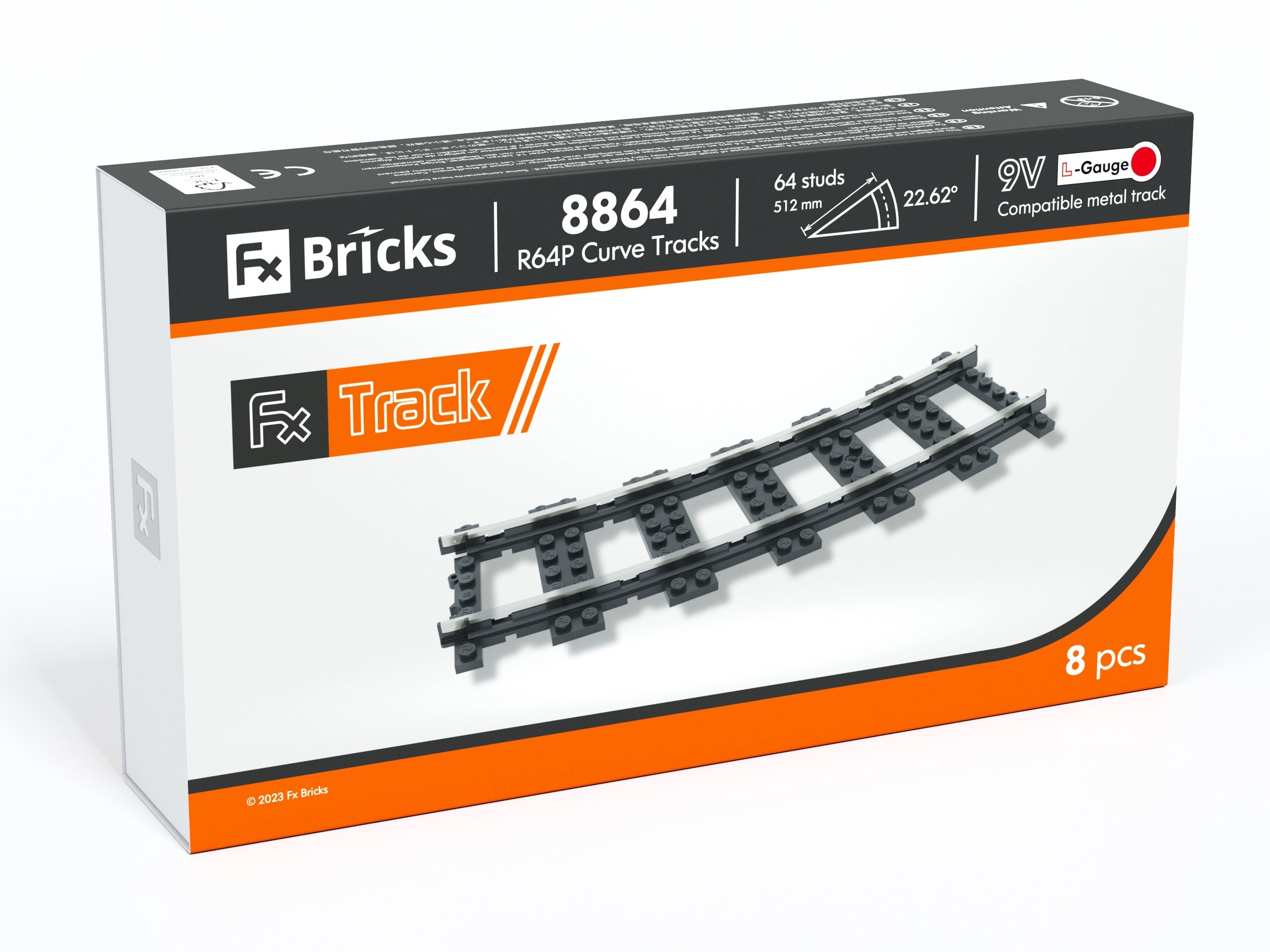 R64P Curve Track – Fx Bricks